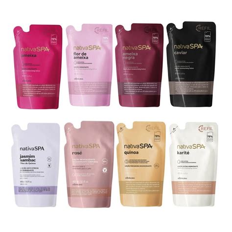 REFIL LOÇÃO DESODORANTE HIDRATANTE CORPORAL NATIVA SPA KARITÉ 400ml