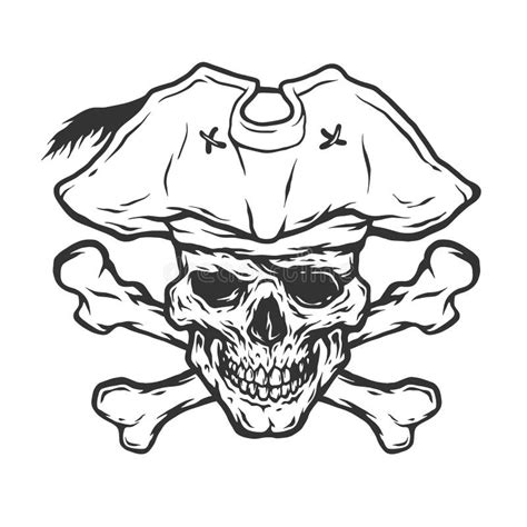 Pirat Czaszka Ilustracja Wektor Ilustracja Z O Onej Z Logo