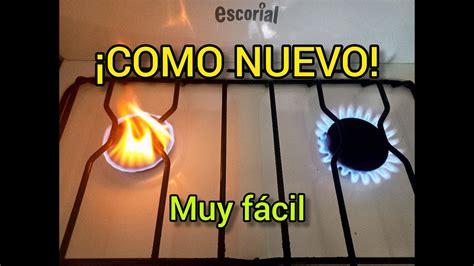 COMO DESTAPAR LIMPIAR QUEMADOR DE COCINA ESTUFA YouTube