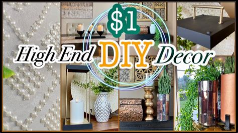 HIGH END Dollar Tree DIY Decor That Is Cheap Easy YouTube