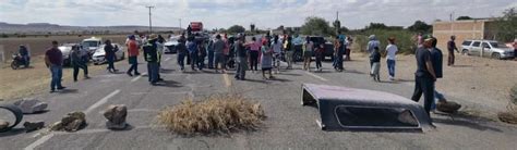 Bloquean Carretera Habitantes De Trancoso NTR Zacatecas