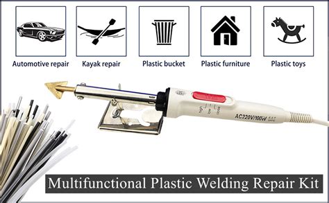 Mytovosn 100W Soudage Plastique 2 en 1 Réparation Plastique Kit