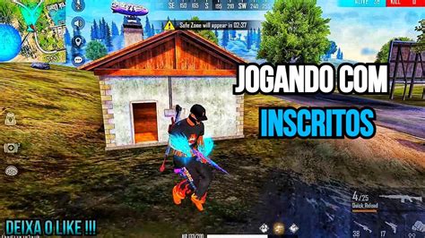 FREE FIRE AO VIVO JOGANDO INSCRITOS LIVE FF SALA