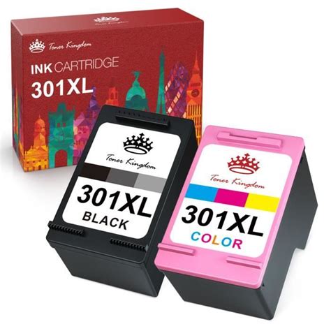TONER KINGDOM 2 Cartouche D Encre Pour HP 301 XL HP 301XL Pour Envy