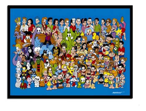 Quadro Turma Da M Nica Moldura E Laminado A X Cm