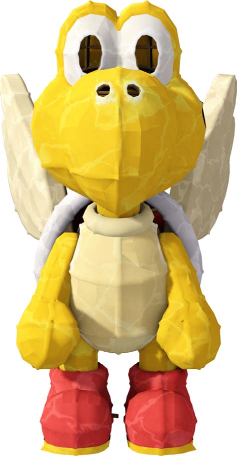 File PMTOK PaperMachoKoopaParatroopa Render Png Super Mario Wiki The