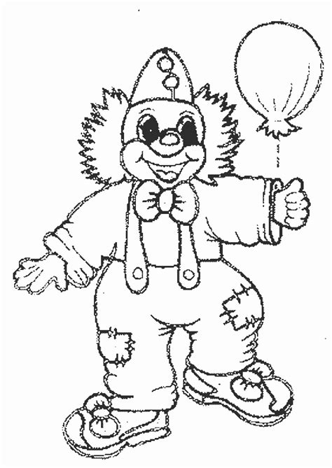 Dessins Gratuits à Colorier Coloriage Clowns à imprimer