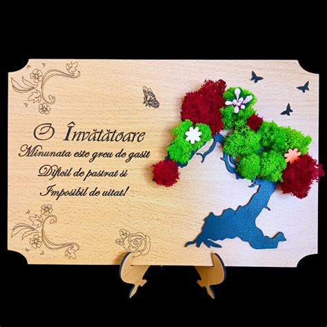 Decoratiune Tablou Cu Suport Personalizata Cu Mesaj Standard Pentru
