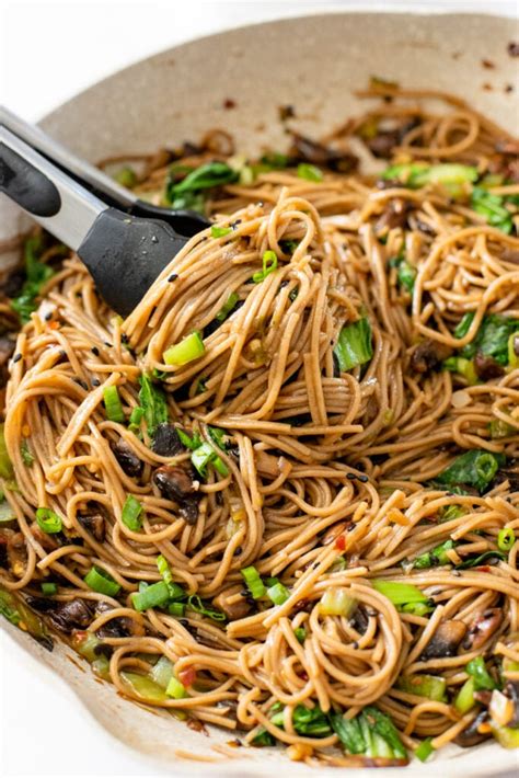Minute Teriyaki Soba Noodles This Savory Vegan