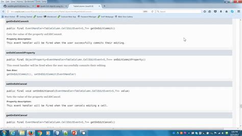 Edit TableView Object Using JavaFX YouTube
