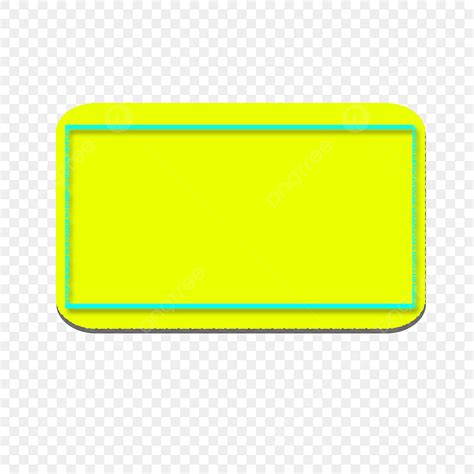 Yellow Rectangle Border Material Border Material Rectangular Border