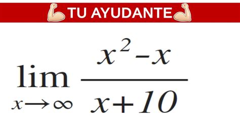 Límites al Infinito Ejercicio Resuelto 4 YouTube