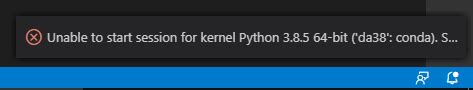 FIXED Unable To Start Jupyter Notebook On VS Code PythonFixing