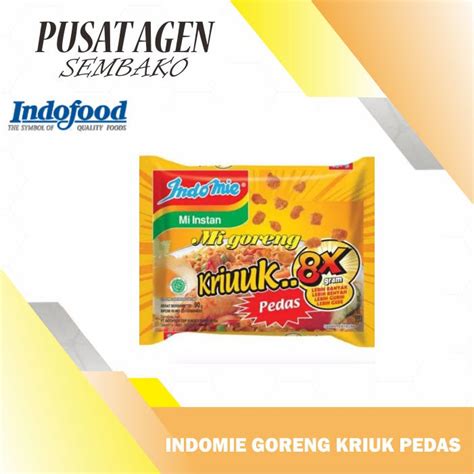 Jual INDOMIE GORENG KRIUK PEDAS MIE INSTAN KRIUUK MI KRIUKK Shopee