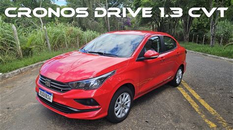 Cronos Drive 1 3 CVT A versão mais barata câmbio automático do