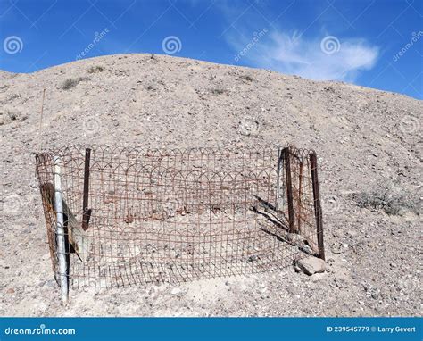 Old Fenced Grave In The Desert Stock Image Image Of Gothic Grave