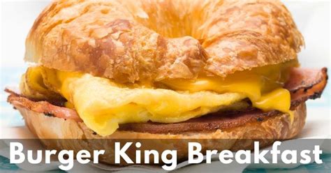 Burger King Breakfast Hours
