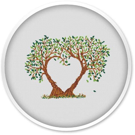 Schema Punto Croce Albero Dell Amore Schema Punto Croce Amore Punto