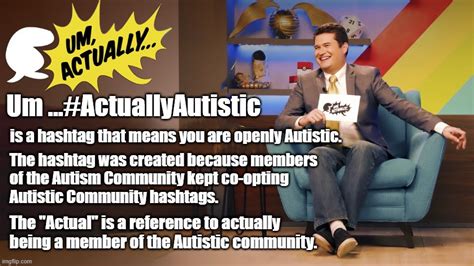 Autistic Voices United El Head Writer On Twitter RT Autismsupsoc