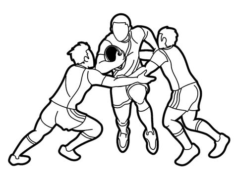 Dibujo De Jugador De Rugby Para Colorear Porn Sex Picture
