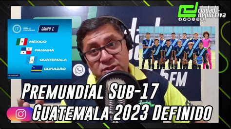 As Se Jugara El Pre Mundial Sub En Guatemala Youtube