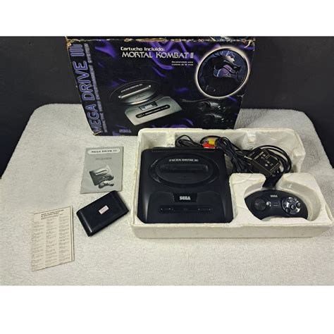 Console Mega Drive 3 Tectoy Completo versão Mortal Kombat 2 Faço 410