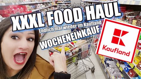 Xxxl Kaufland Food Haul Wocheneinkauf Personen Deutsch