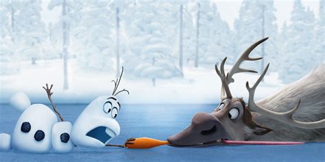 Frozen Disney Movie The Snowman And The Elk 4k Ultra Papel De