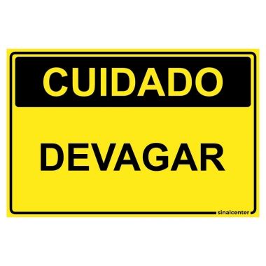 Placa Cuidado C Ustico