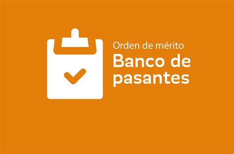 Orden De M Rito Del Banco De Pasantes Facultad De Ciencias