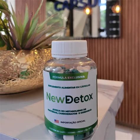 New Detox Kit 3 Potes do Suplemento Natural para Desintoxicação Eu
