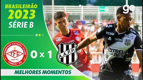 Tombense X Ponte Preta Melhores Momentos Rodada Brasileir O
