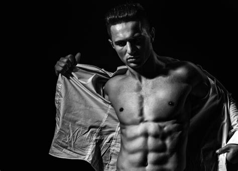 Premium Photo Sexy Man With Muscular Body And Bare Torso Muscular