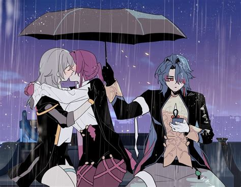 Trailblazer Stelle Kafka And Blade Honkai And More Drawn By