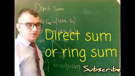 graph theory video 25 direct sum of graphs or ring sum youtube