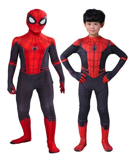 Fantasia Homem Aranha Infantil Cosplay Spider Man Roupa Parcelamento