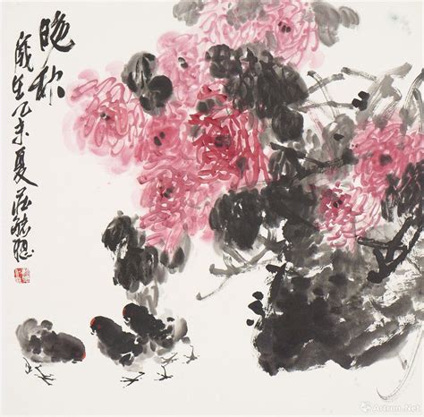 晚秋 国画作品在线展之三 庄毓聪作品展 庄毓聪在线作品 庄毓聪官方网站 雅昌艺术家网