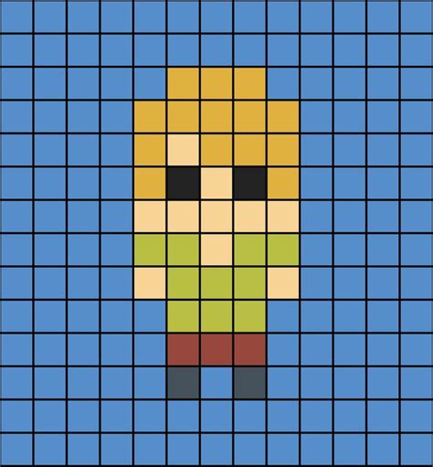Shaggy Small Pixel Art En 2023 Dibujos En Cuadricula Pixel Art