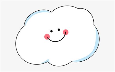 Clip Art Smiling Cloud Clipart Happy Cloud Clipart PNG Image