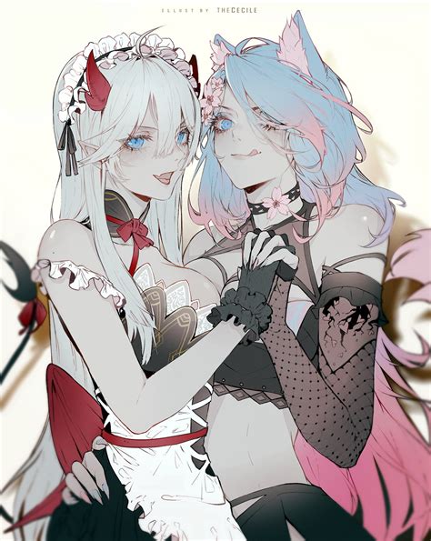 Vei Silvervale Vei And Silvervale Vshojo Drawn By The Cecile