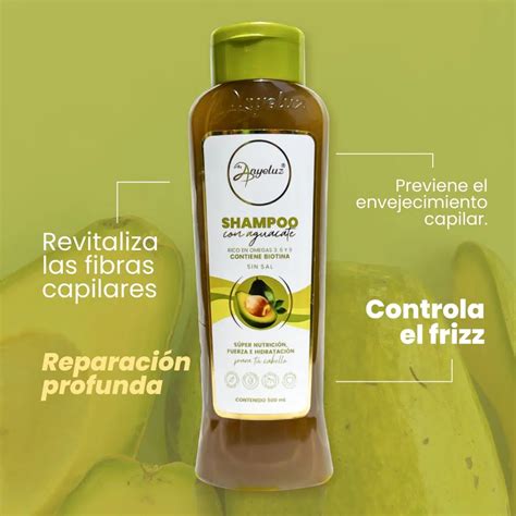 Shampoo Con Aguacate Anyeluz Fuerza E Hidrataci N A Tu Pelo