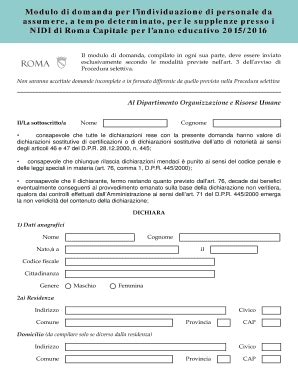 Compilabile Online Corriereuniv Modulo Di Domanda Per Lindividuazione