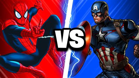 Flexyzvfx Spiderman Vs Captain America