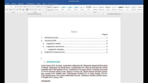Descubre C Mo Hacer El Ndice Perfecto Para Tu Tfg En Solo Pasos