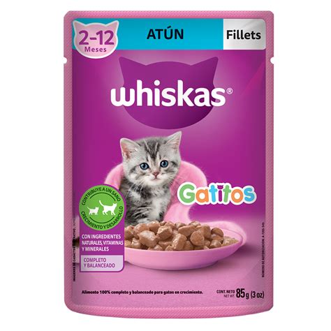 Whiskas Alimento Húmedo para Gatitos Atún