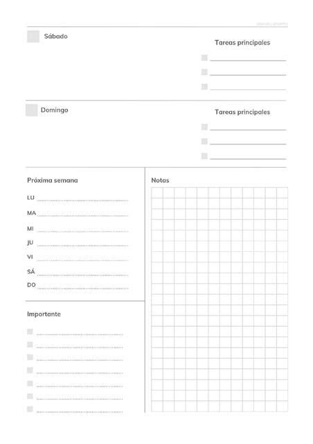 Planner Semanal Daniella Apuntes UDocz