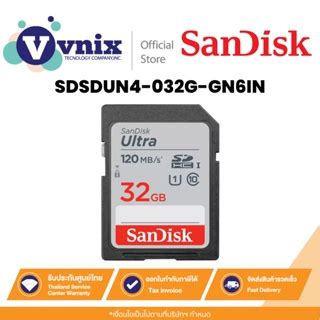 Sandisk SDSDUN4 032G GN6IN เอสดการด SANDISK ULTRA SDHC CLASS 10 32 GB