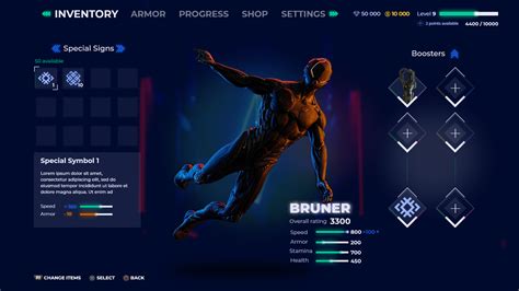 Game Inventory Ui On Behance