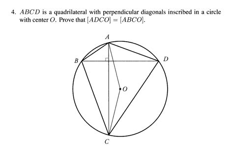 solved 4 abcd is a quadrilateral with perpendicular