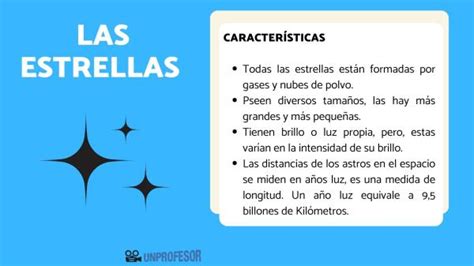 Caracter Sticas De Las Estrellas Del Espacio Con V Deo